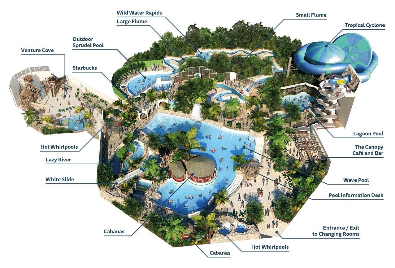 [Center Parcs] Aqua Mundo plattegronden - www.centerparcsinformatie.nl